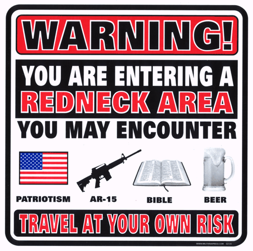 Redneck Warning Signs